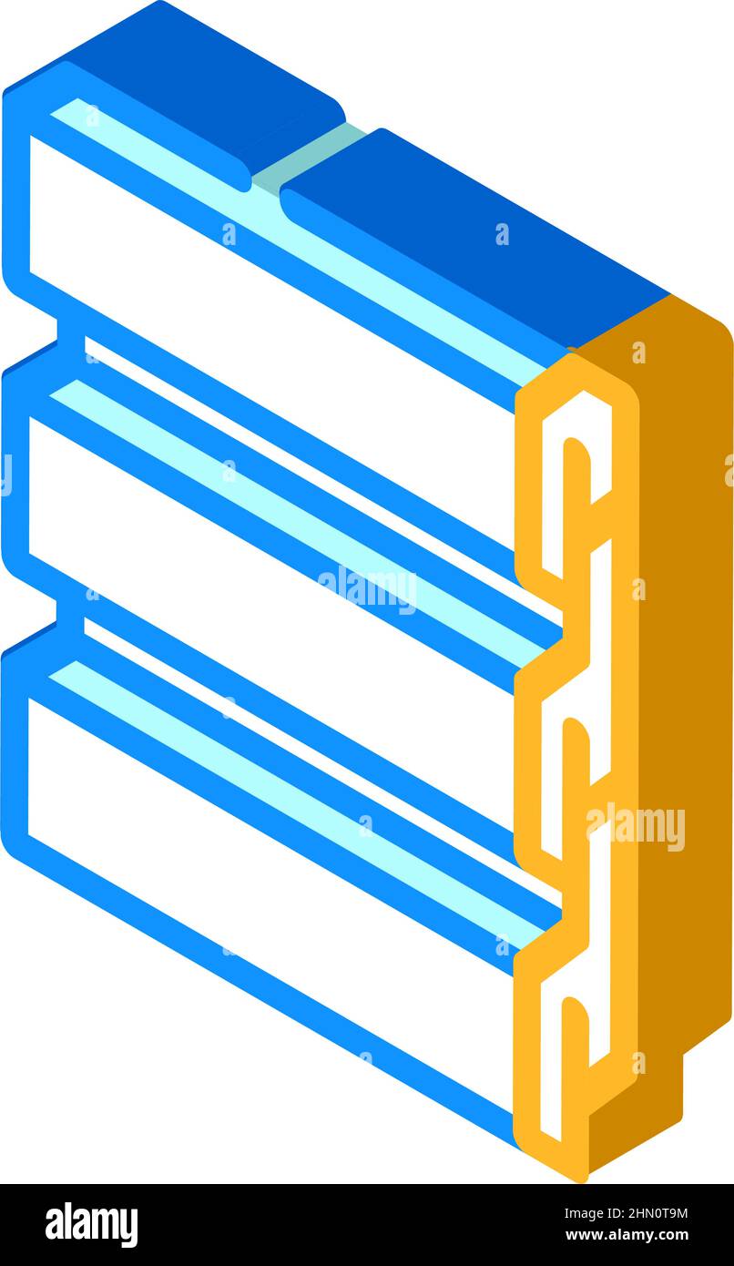 siding building material isometric icon vector illustration Stock ...