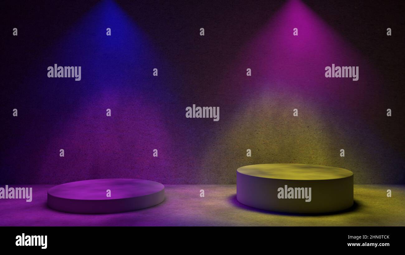 3d background from spotlight light beam Stock Photo - Alamy