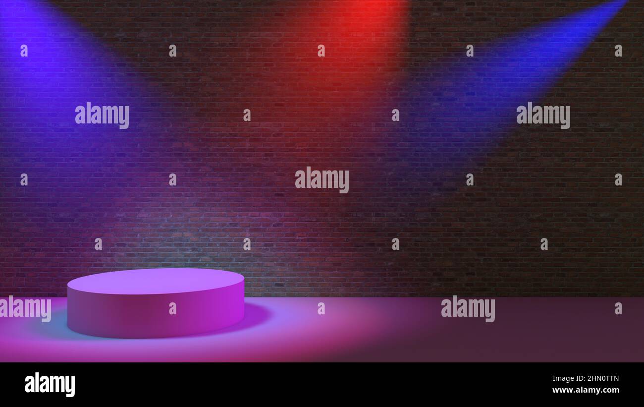 3d background from spotlight light beam Stock Photo - Alamy