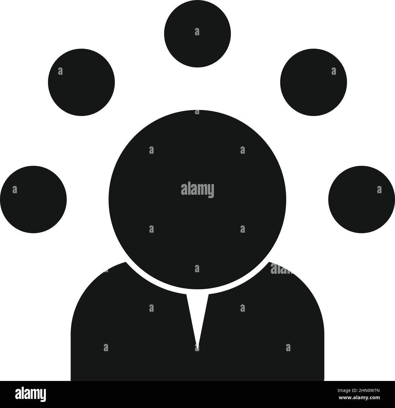 Team select icon simple vector. Work challenge Stock Vector Image & Art ...