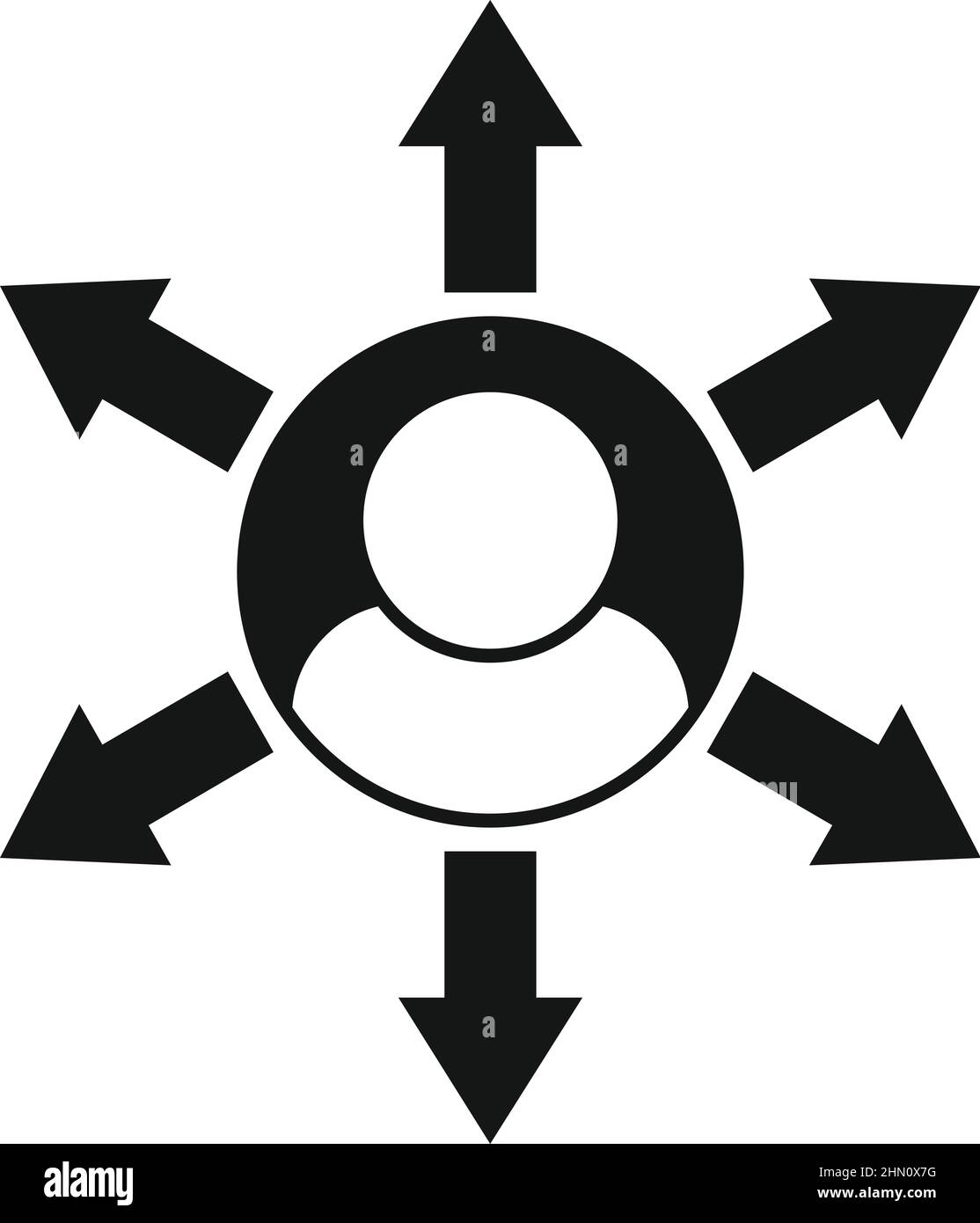 Manager person icon simple vector. Work team Stock Vector Image & Art ...