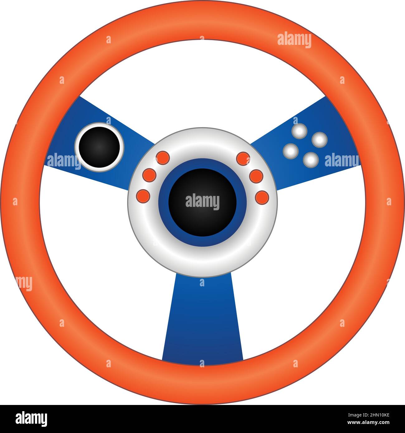 Steering wheel joystick icon cartoon vector. Game control Stock Vector ...