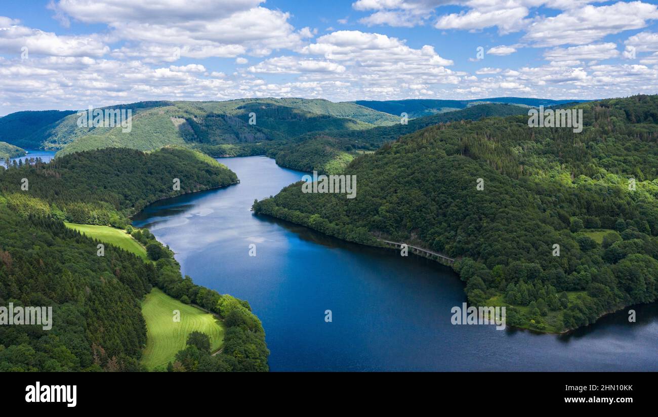 Lake Rursee, Eifel Germany Stock Photo - Alamy