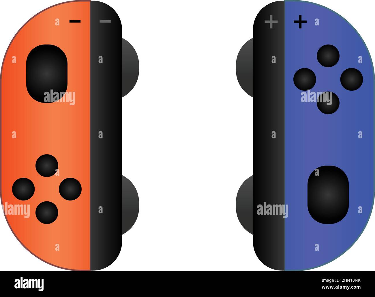 Joystick parts icon cartoon vector. Gamer control Stock Vector Image ...