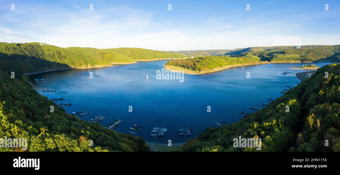 Lake Rursee, Eifel Germany Stock Photo - Alamy