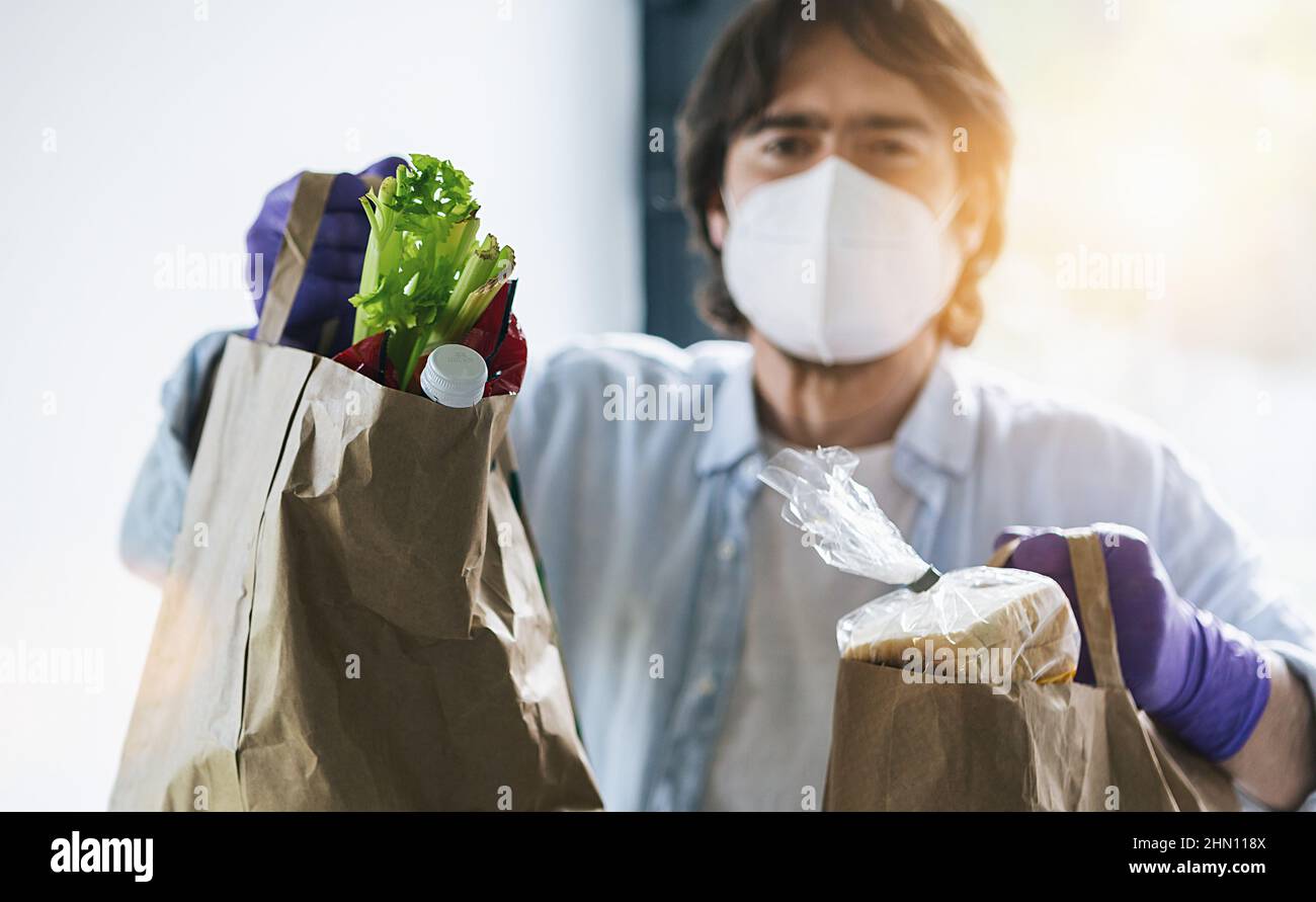Grocery shopping as a delivery service for quarantined seniors at the ...