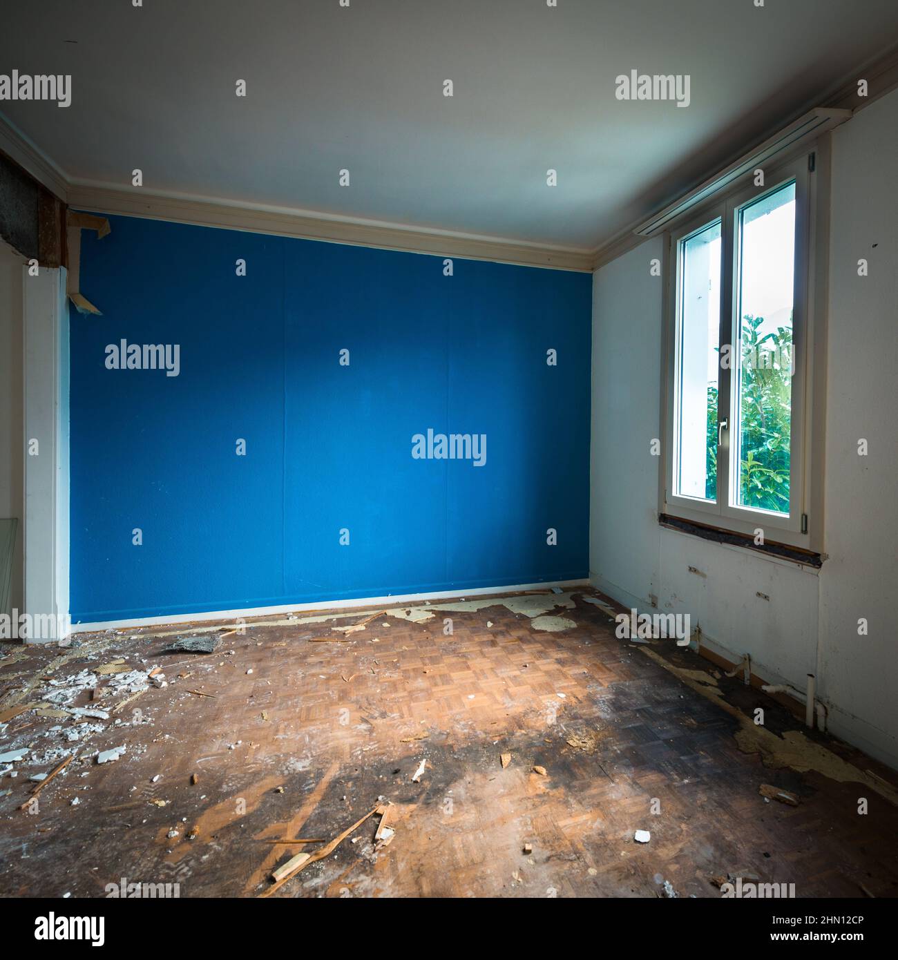 In the ruined house left by people Stock Photo - Alamy