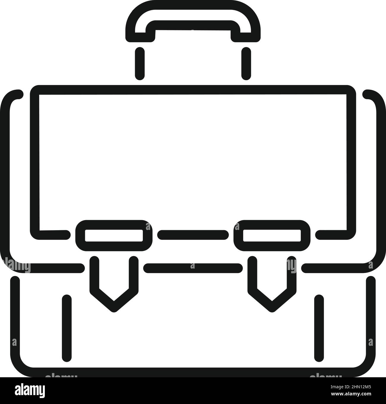 Briefcase Clipart Black And White