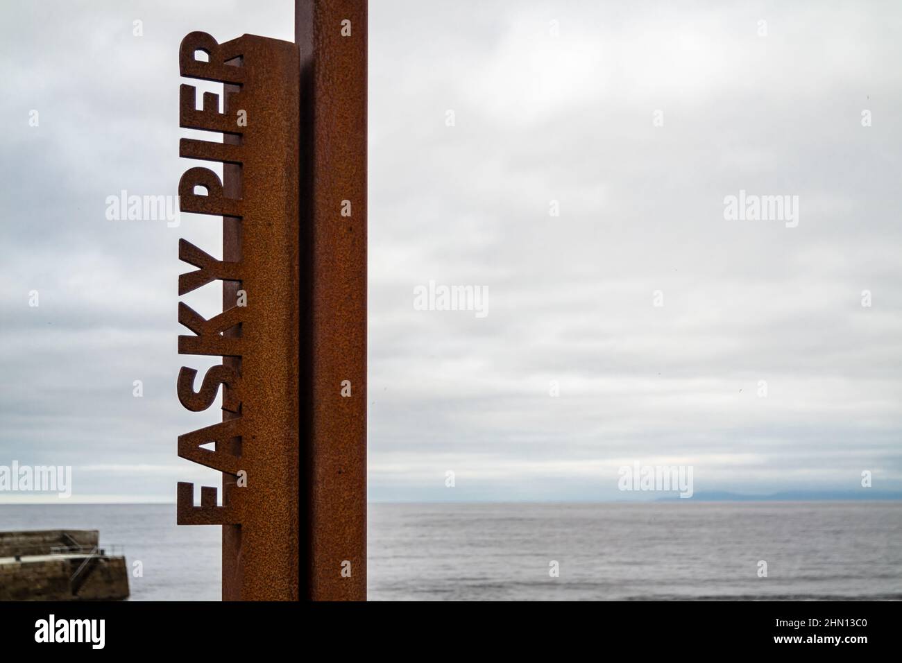 Easky, County Sligo, Ireland - October 12 2021 : Easky pier is located ...