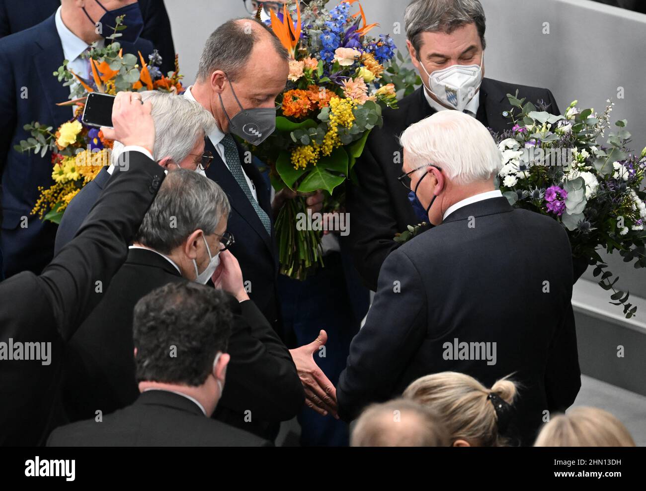 Berlin, Germany. 13th Feb, 2022. CDU Chairman Friedrich Merz ...