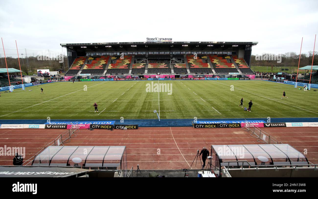 A general view of the StoneX Stadium, London. Picture date: Sunday ...
