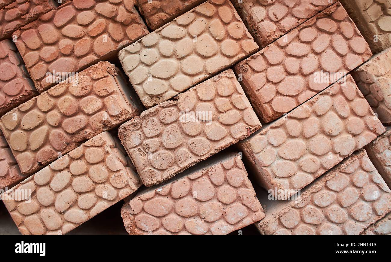 New factory red brick on pallets for sale in packaging in stock ...