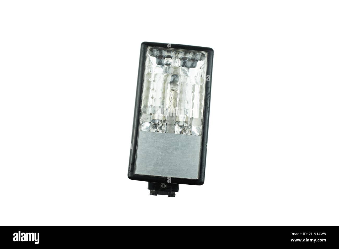 Old pulse electric flash for film camera with wire Stock Photo - Alamy