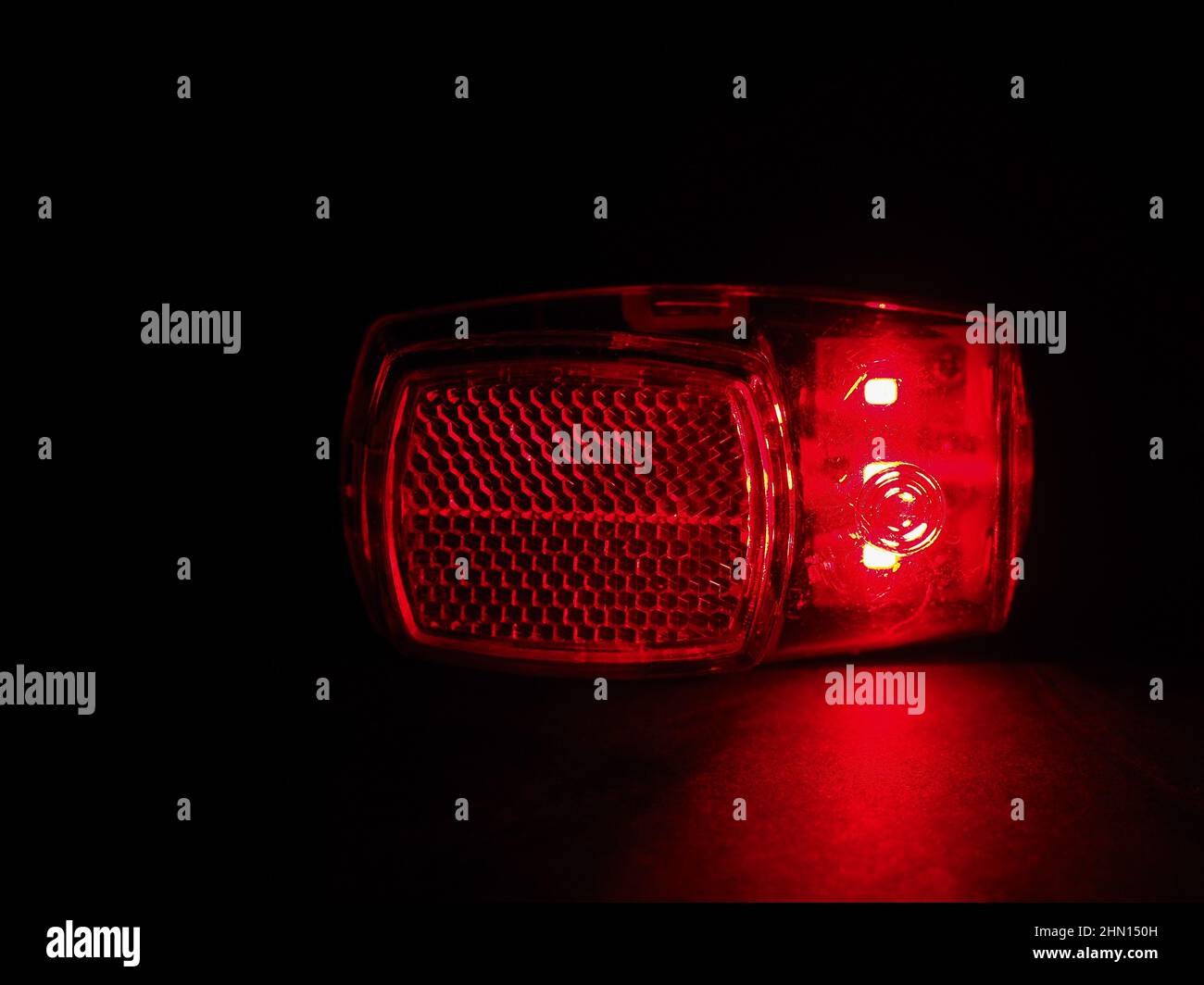 flashing red strobe light signalling alarm and emergency Stock Photo ...