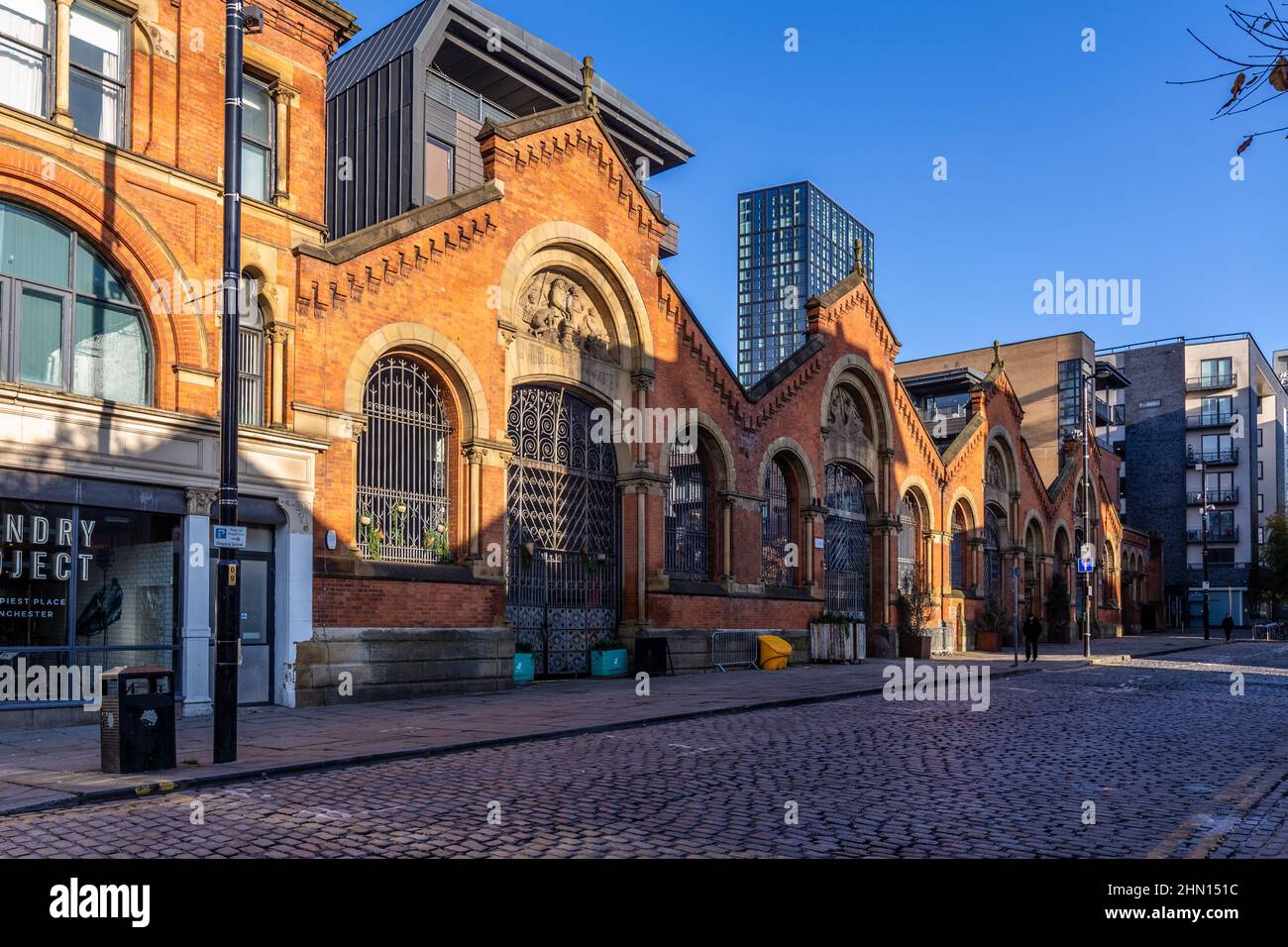 The facade of the former Manchester Wholesale Fish Market on High ...