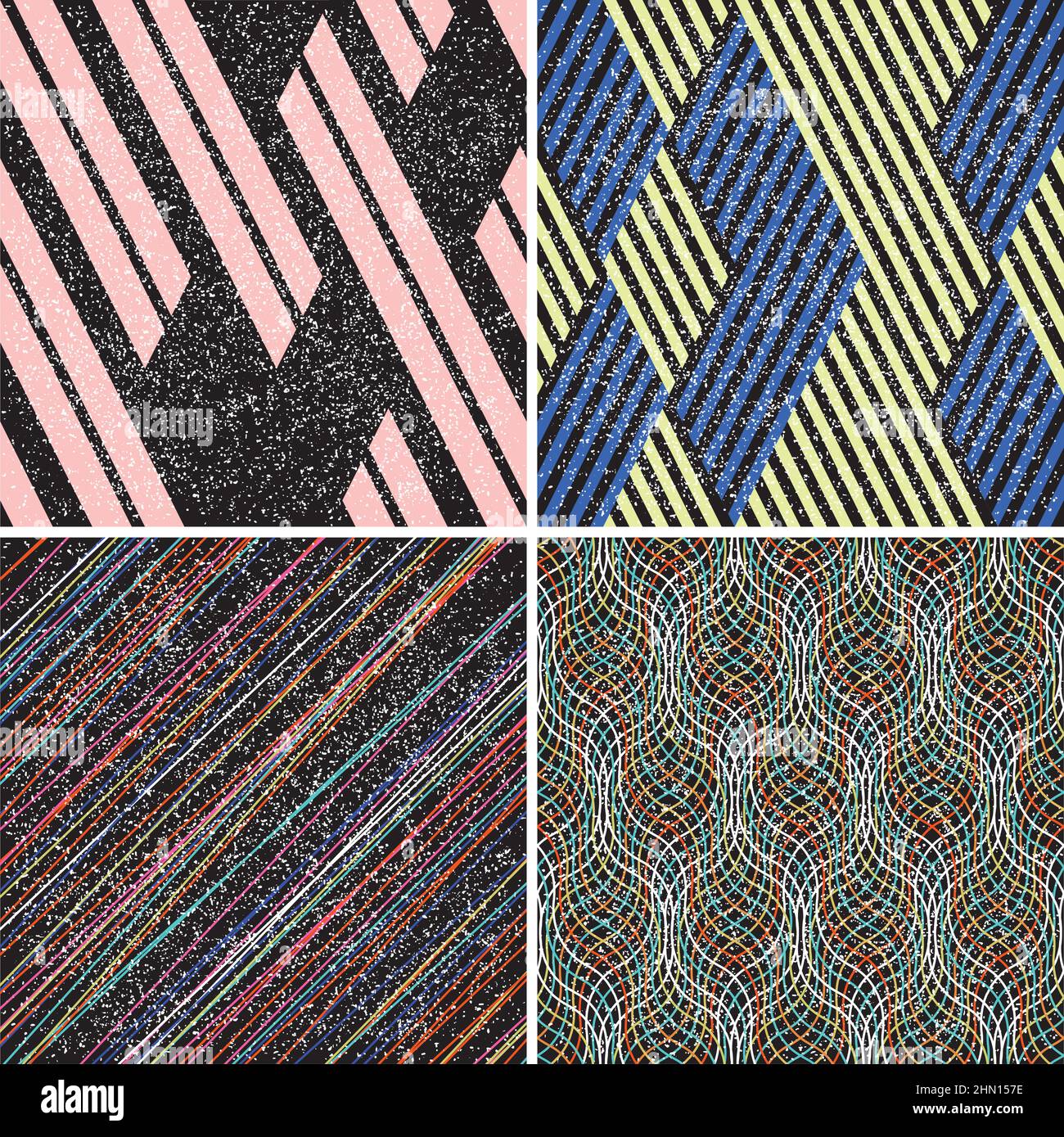 4 different vector patterns in the same package(eps). One pattern is ...