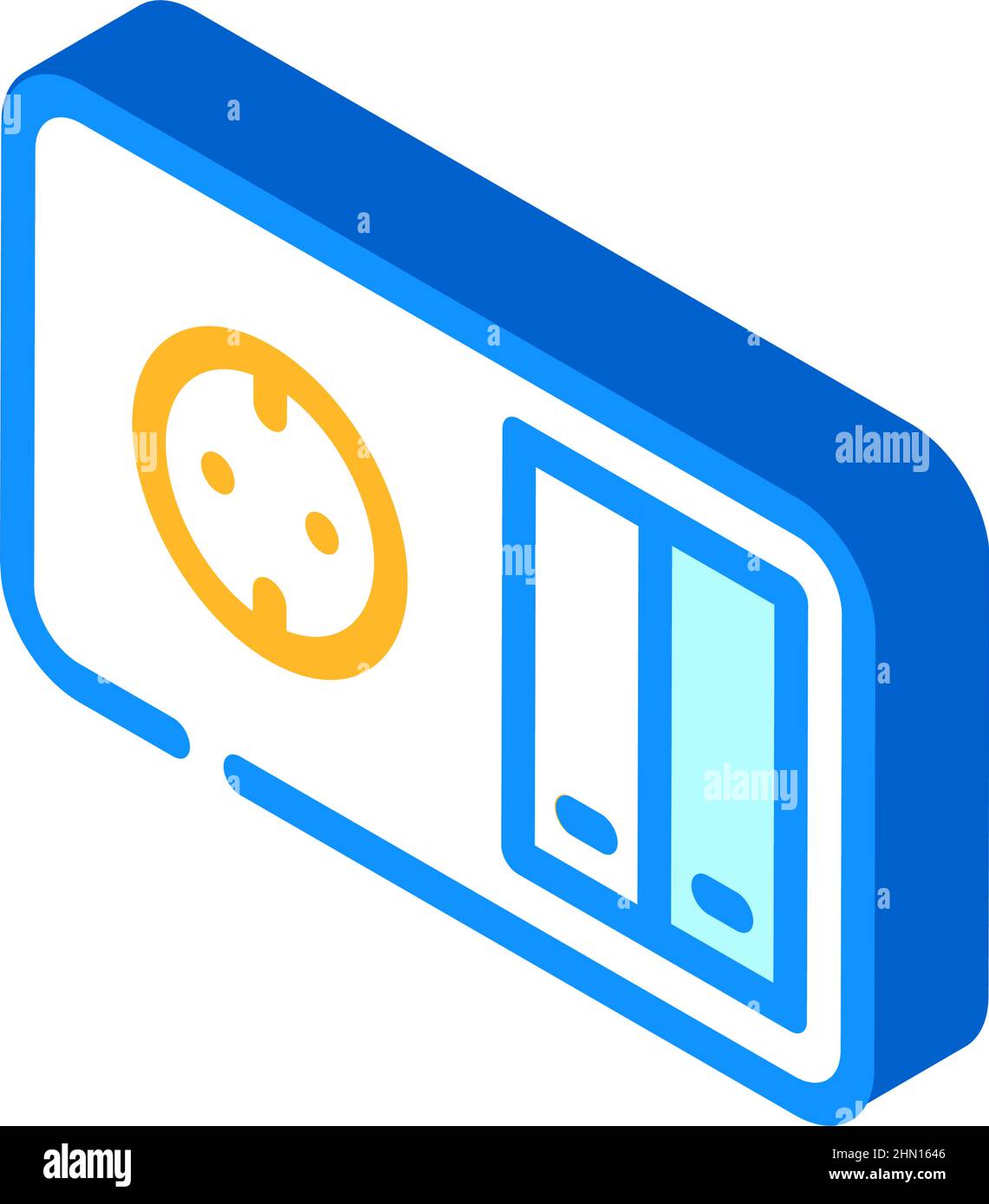 switch socket isometric icon vector illustration Stock Vector Image ...