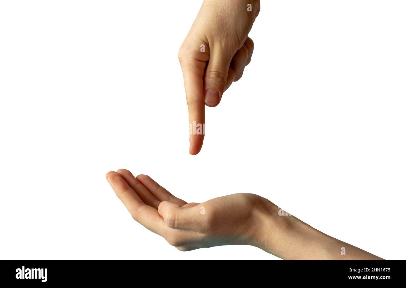 Hand Side View Palm Up