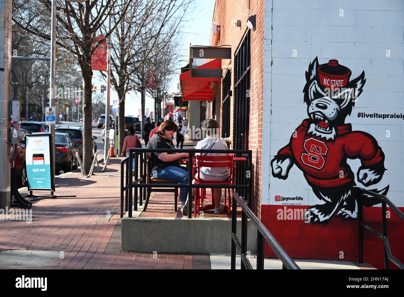 Businesses on Hillsborough Street form part of the social life on the ...