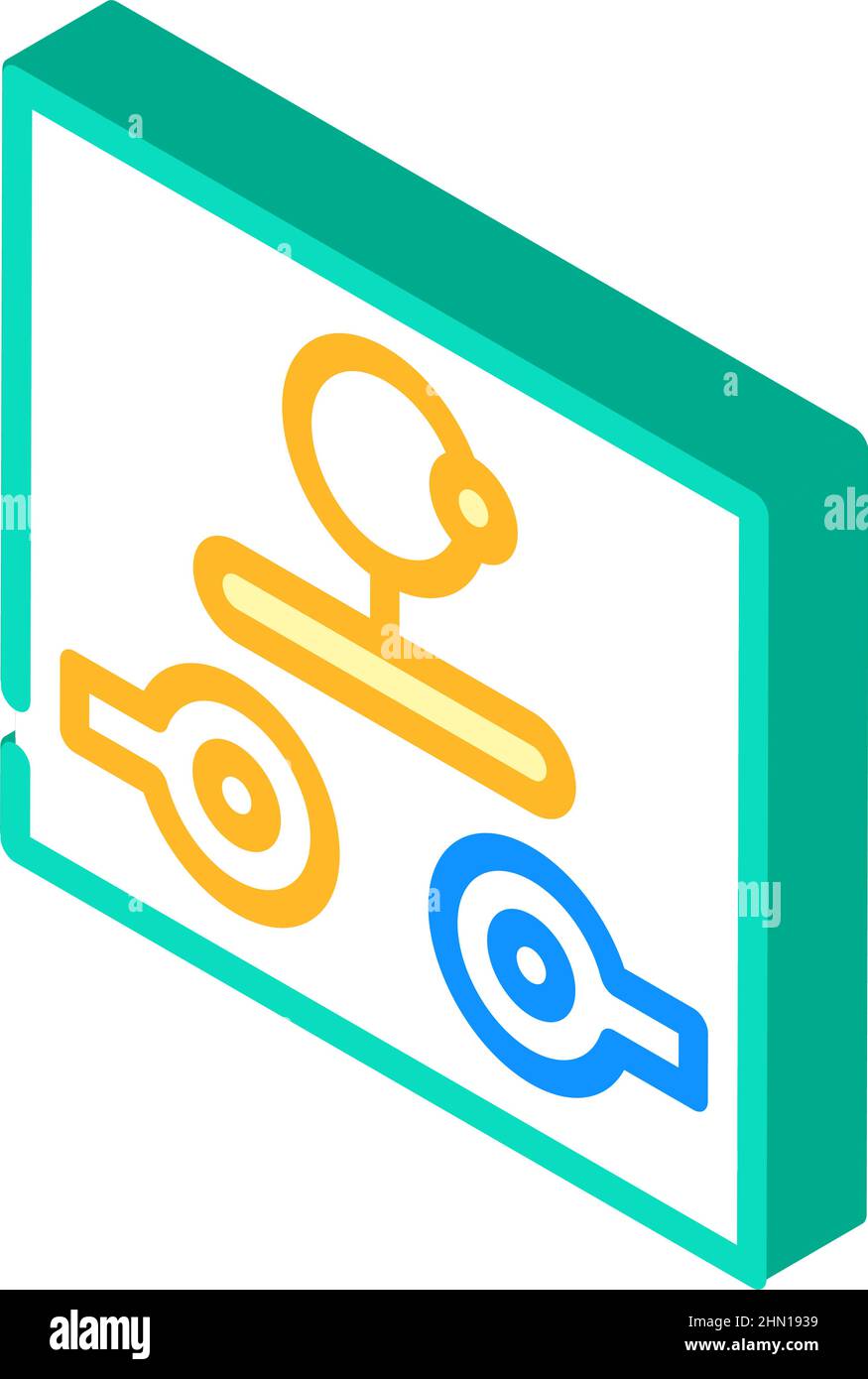 joystick switches mechanism isometric icon vector illustration Stock ...