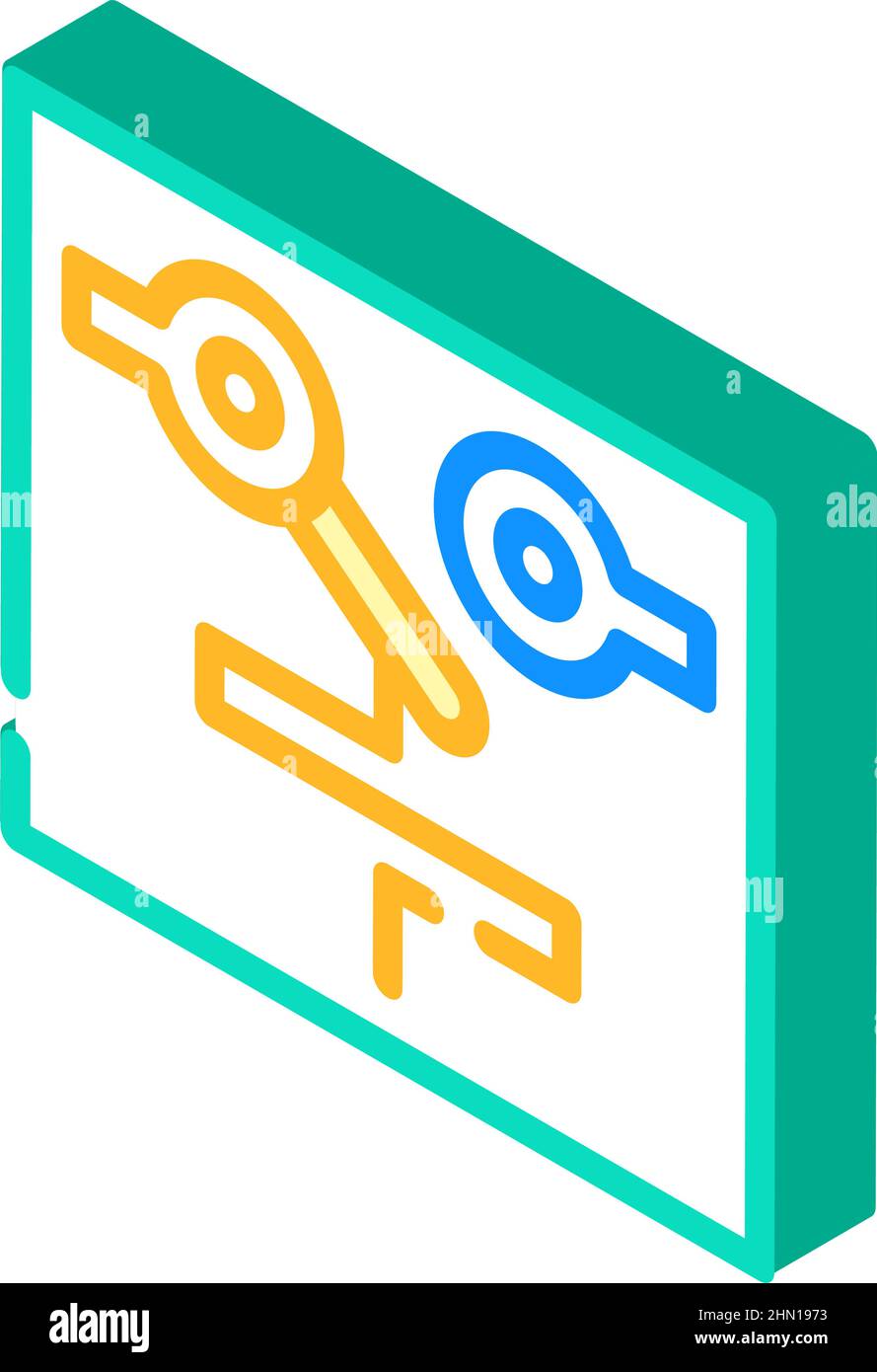 temperature switches mechanism isometric icon vector illustration Stock ...