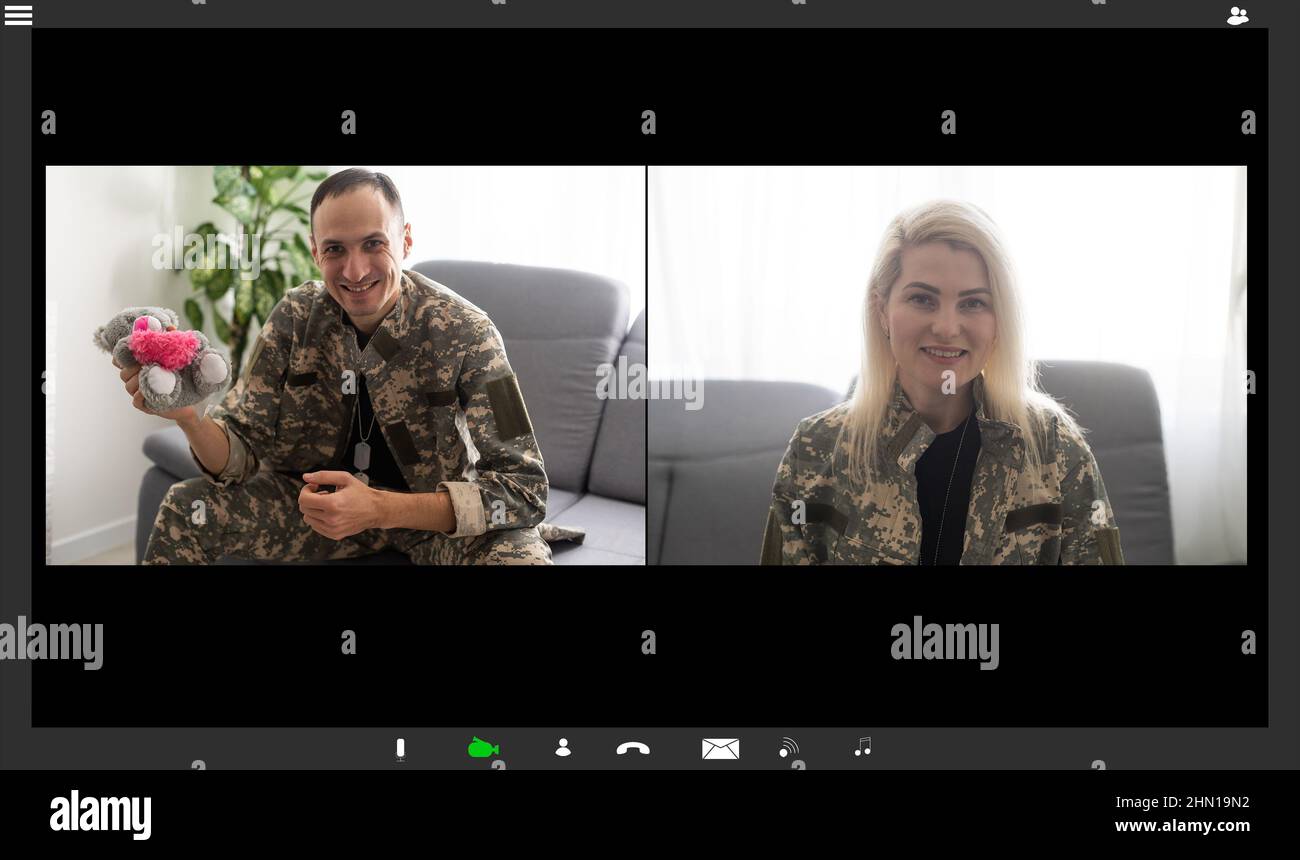 Video conferencing call center hi-res stock photography and images - Alamy