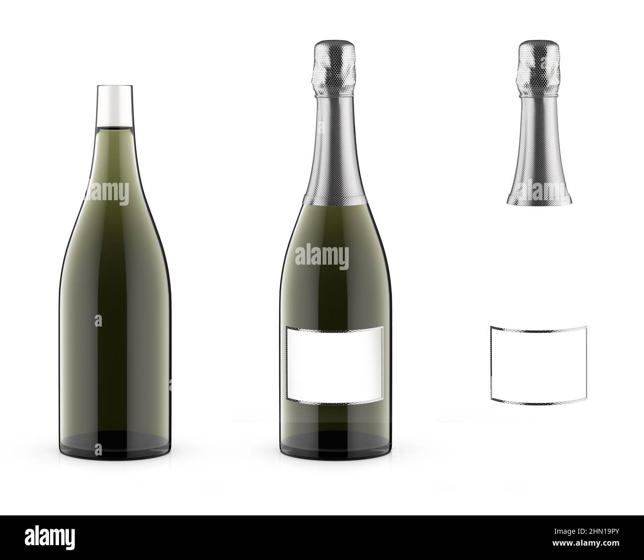 Bottle render template hi-res stock photography and images - Alamy
