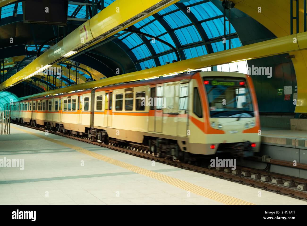 Russian subway underground metro train model 81-740/741 Rusich by ...