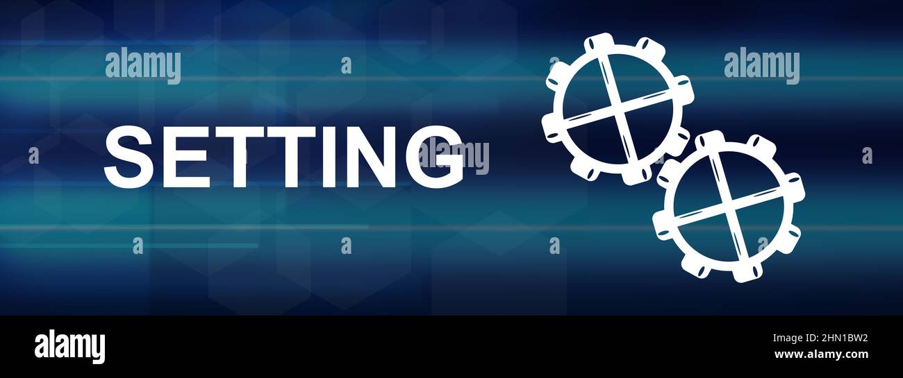 Illustration of a setting concept Stock Photo - Alamy