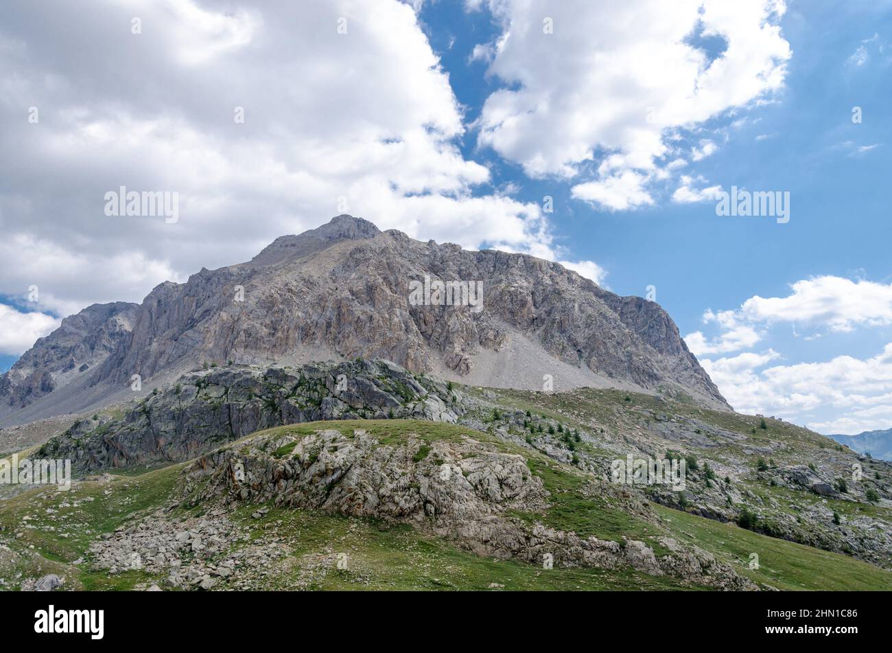 Alpine mountain landscape Stock Photo - Alamy