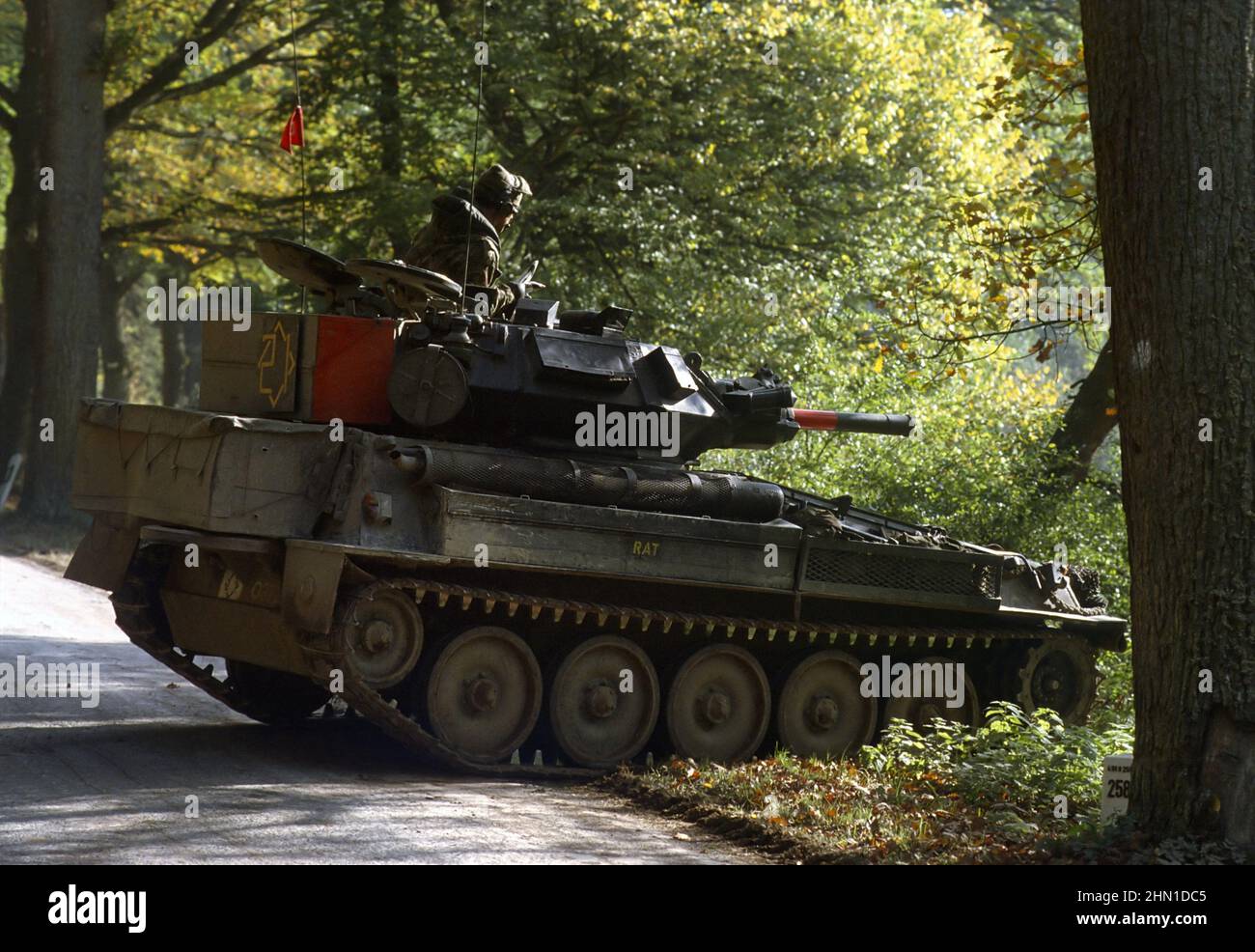- Royal Army, light reconaissance tank "Scimitar" during NATO exercises ...