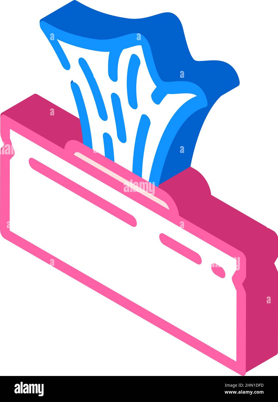 tissue box isometric icon vector illustration Stock Vector Image & Art ...