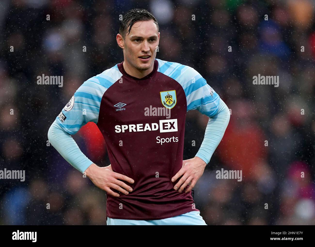 Burnley’s Connor Roberts during the Premier League match at Turf Moor ...