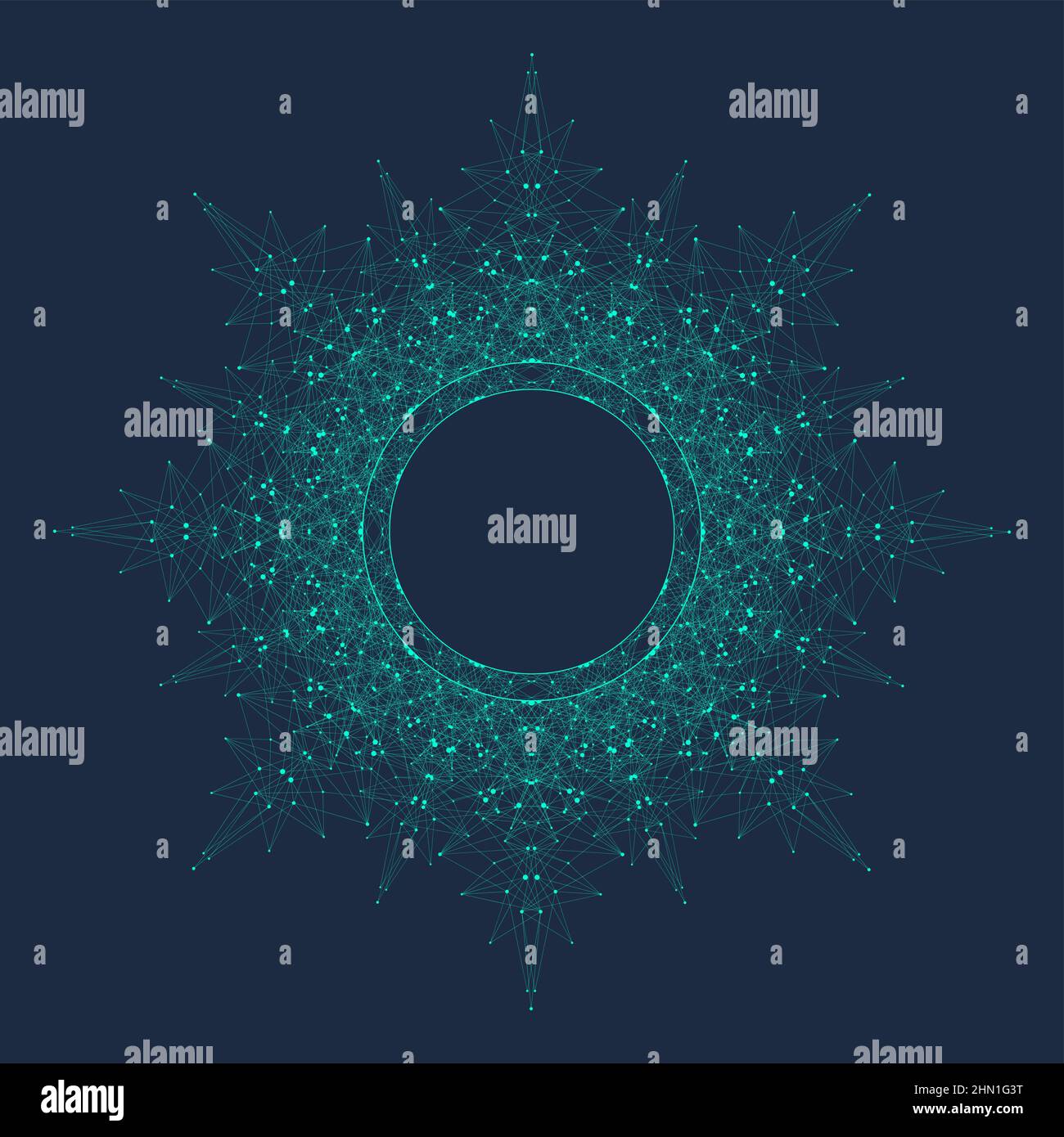 Artificial intelligence logo. Machine Learning concept. Digital Brain ...