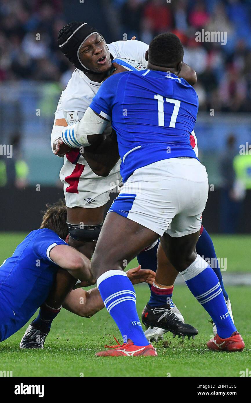 13th February 2022 ; Stadio Olimpico, Rome, Italy: 6-Nations ...
