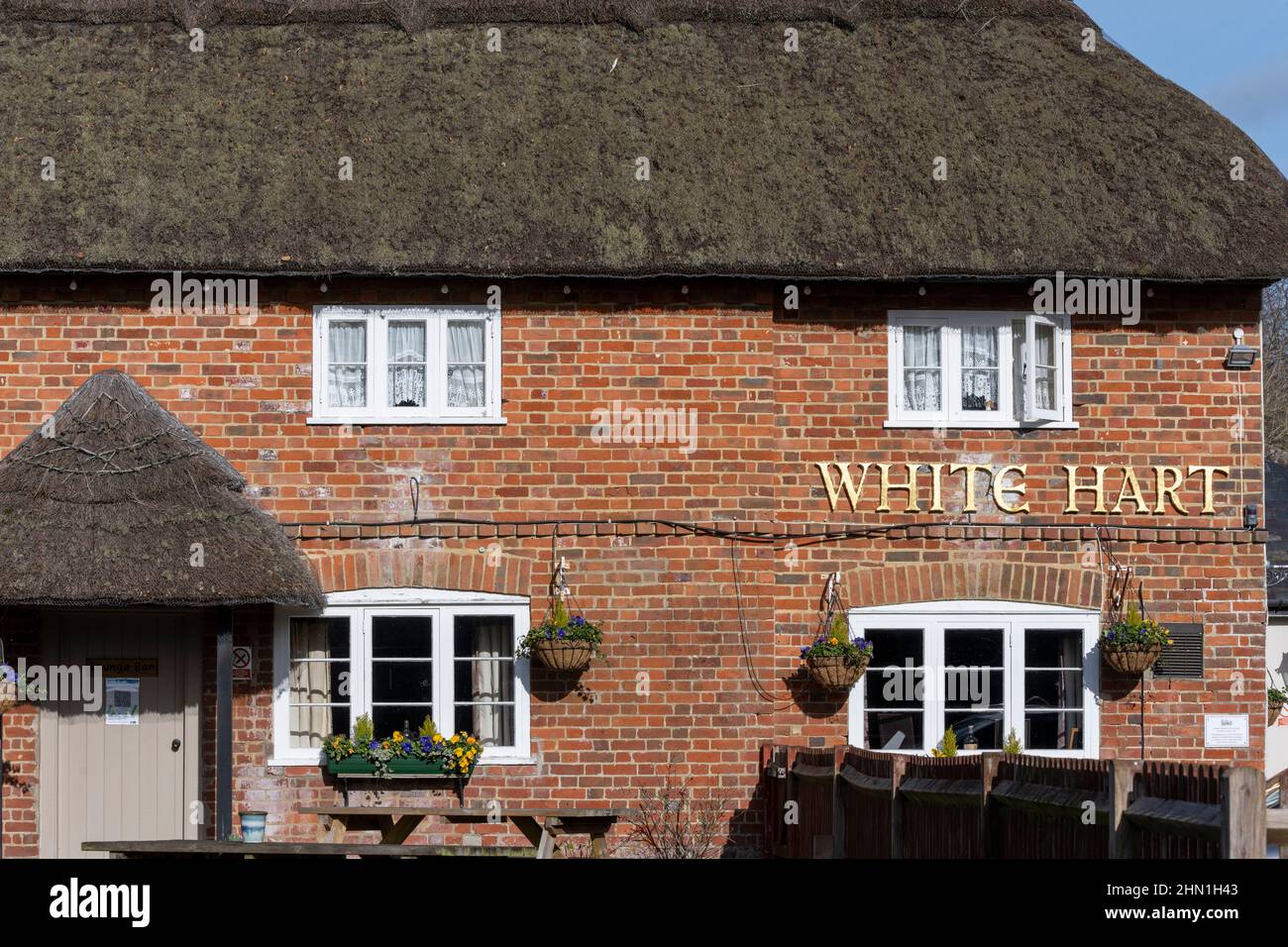 The White Hart - public house - Over Wallop, Stockbridge, Hampshire ...