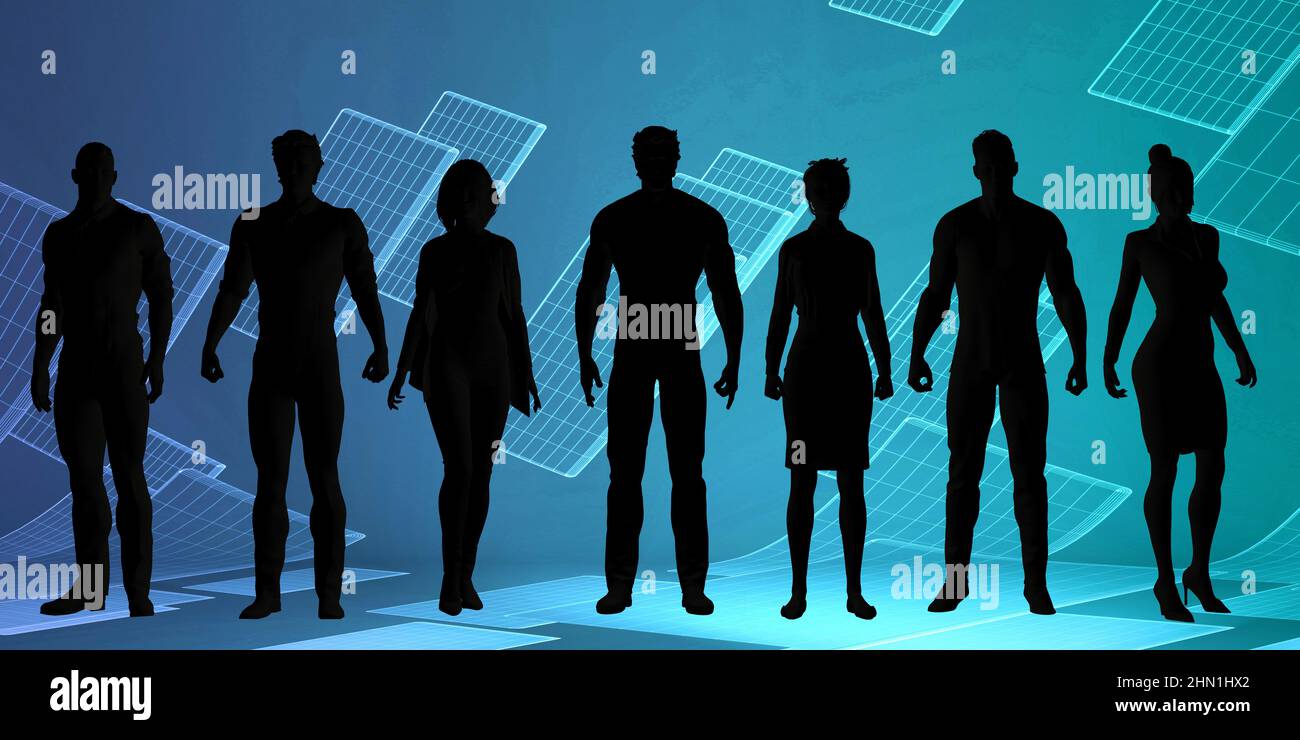 Group of people at job fair hi-res stock photography and images - Alamy