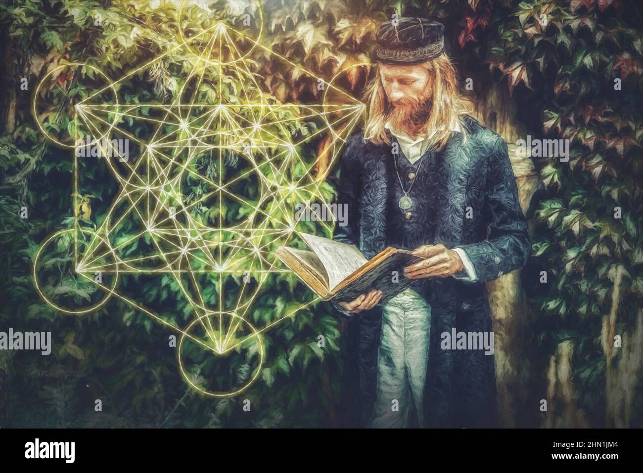 Metatron painting hi-res stock photography and images - Alamy