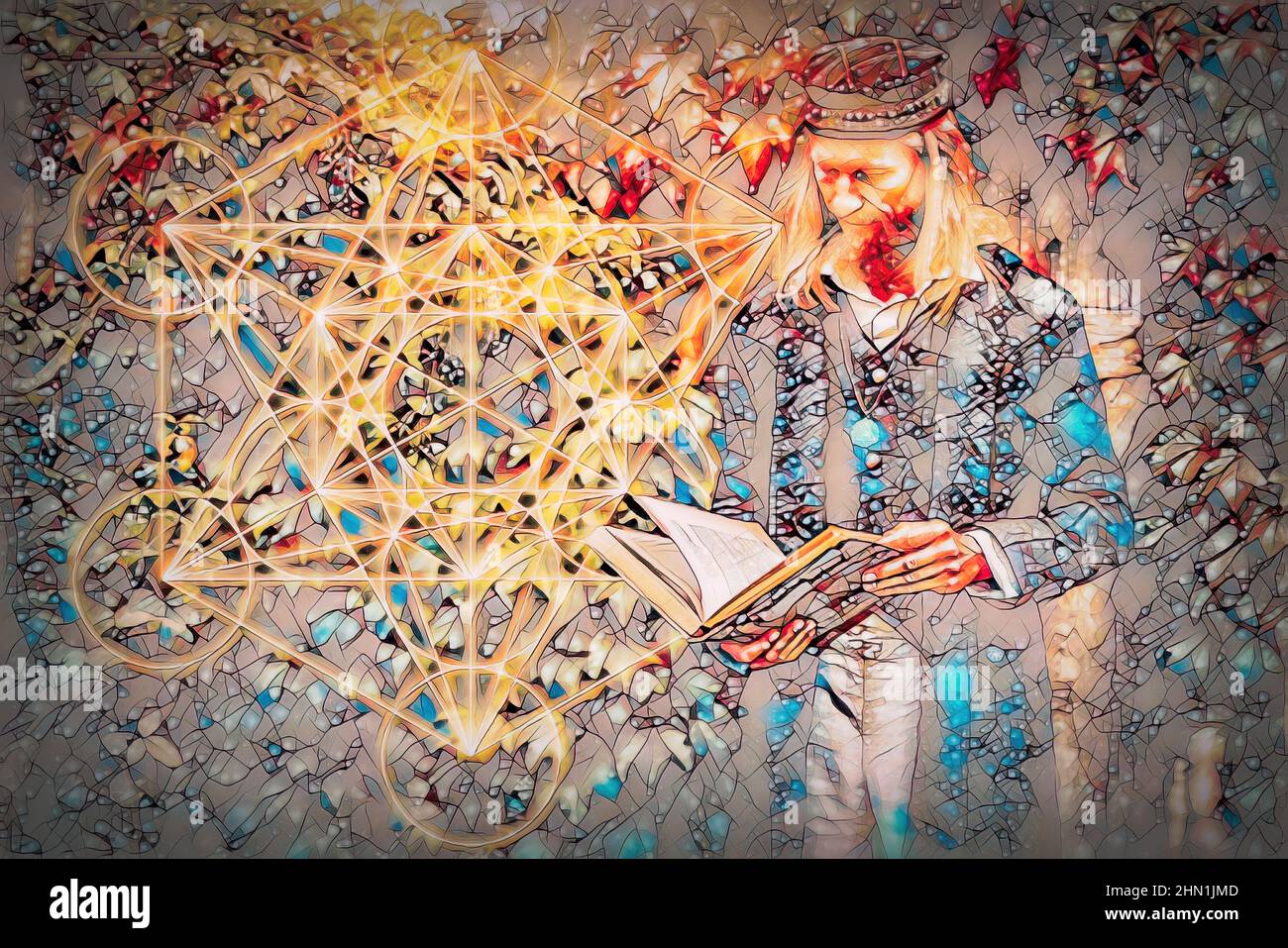 Metatron painting hi-res stock photography and images - Alamy