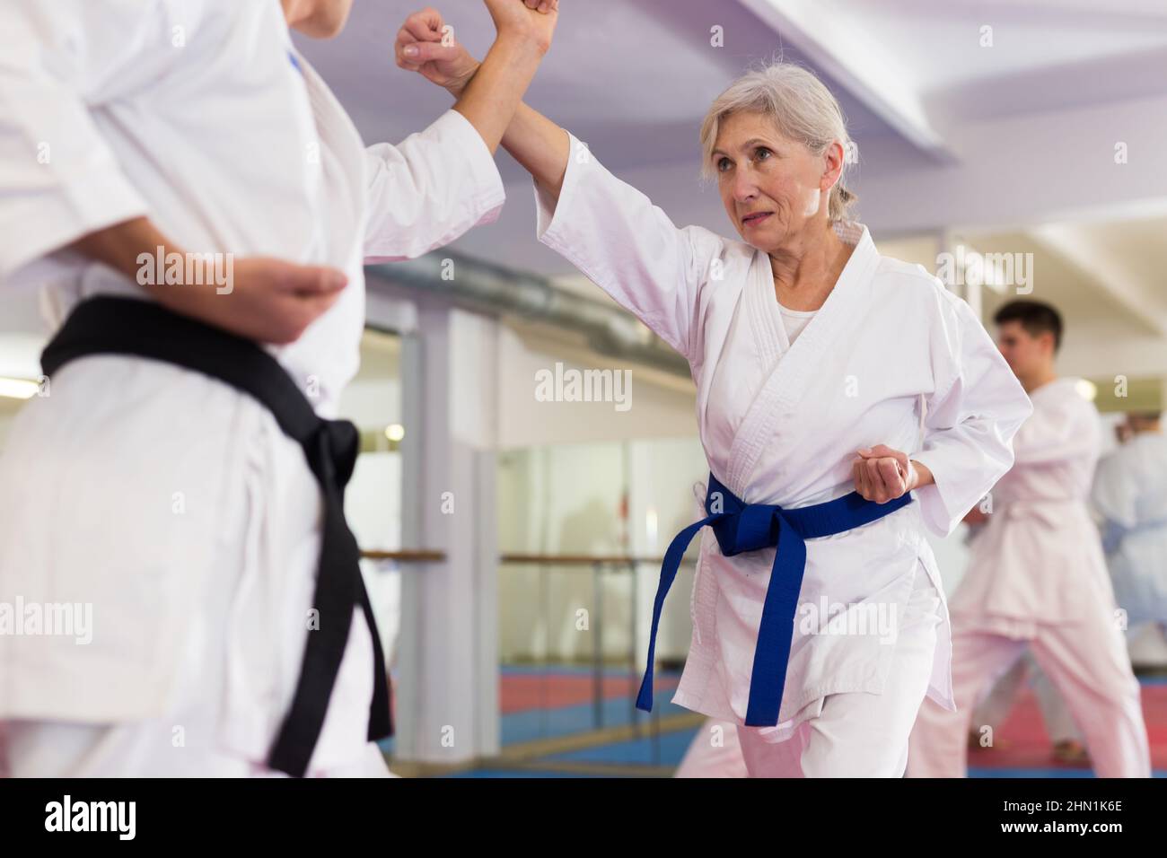Teaching karate hi-res stock photography and images - Alamy