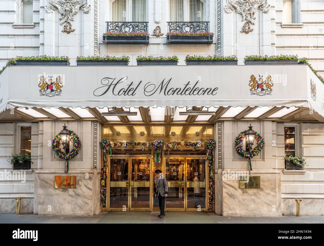 Hotel Monteleone in the New Orleans French Quarter, Louisiana, USA ...