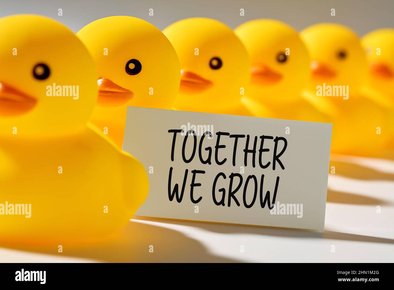 Customer growth, synergy or business development strategy concept ...
