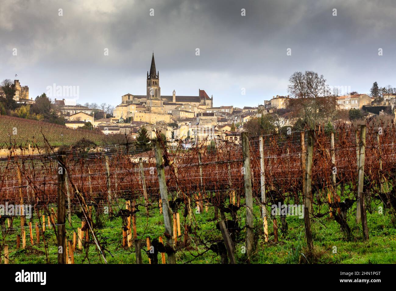 Saint Emilion is a medieval city in southwestern France, surrounded by ...