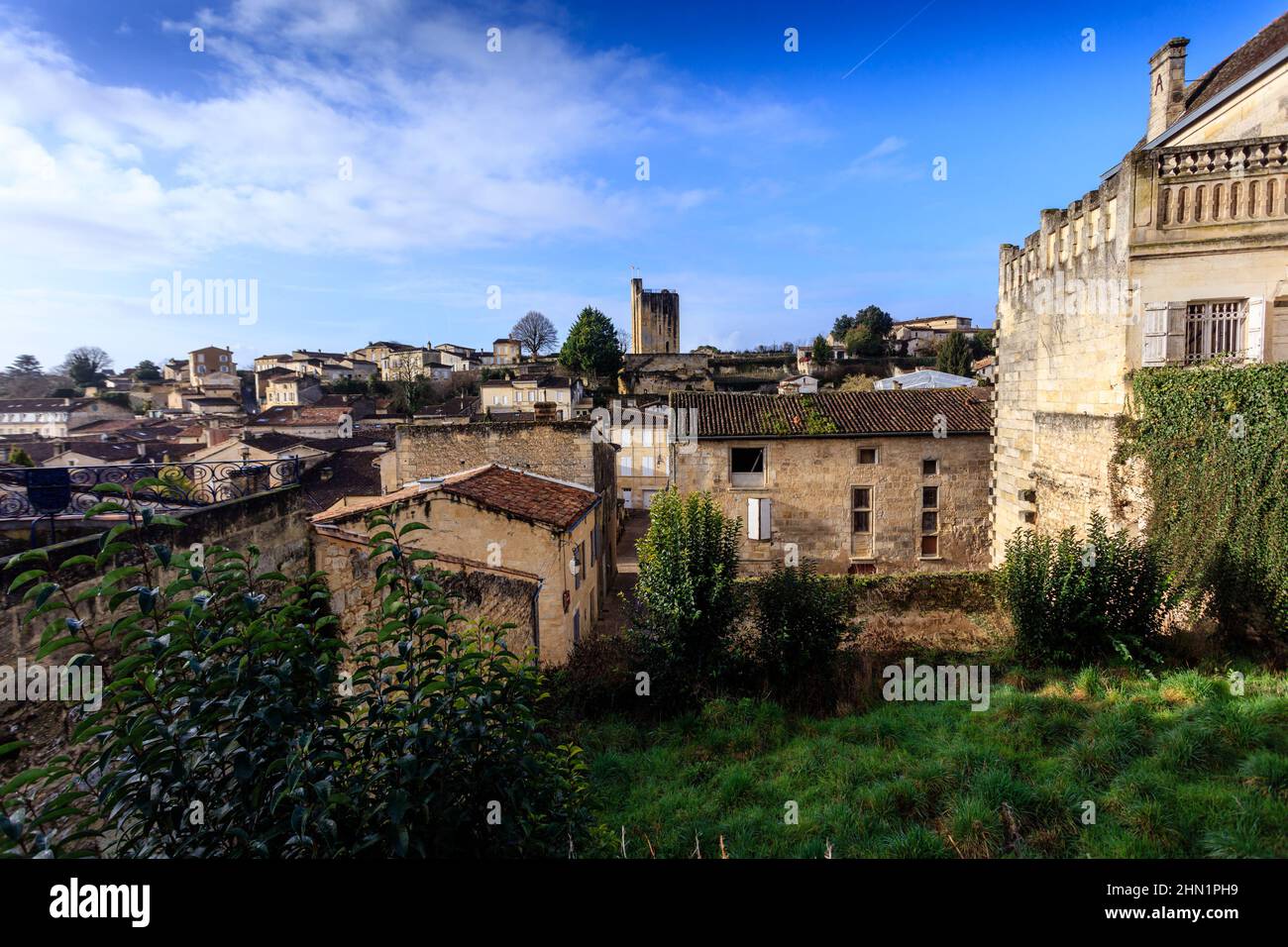 Saint Emilion is a medieval city in southwestern France, surrounded by ...