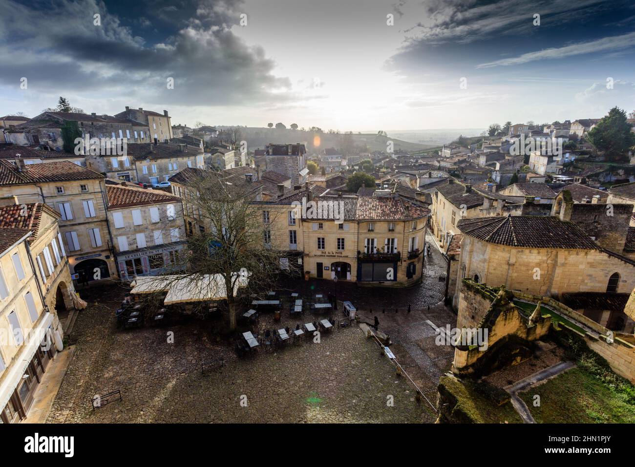Saint Emilion is a medieval city in southwestern France, surrounded by ...