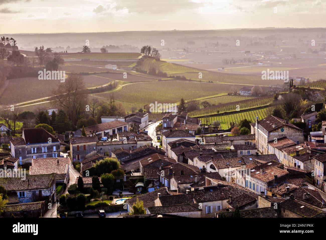 Saint Emilion is a medieval city in southwestern France, surrounded by ...