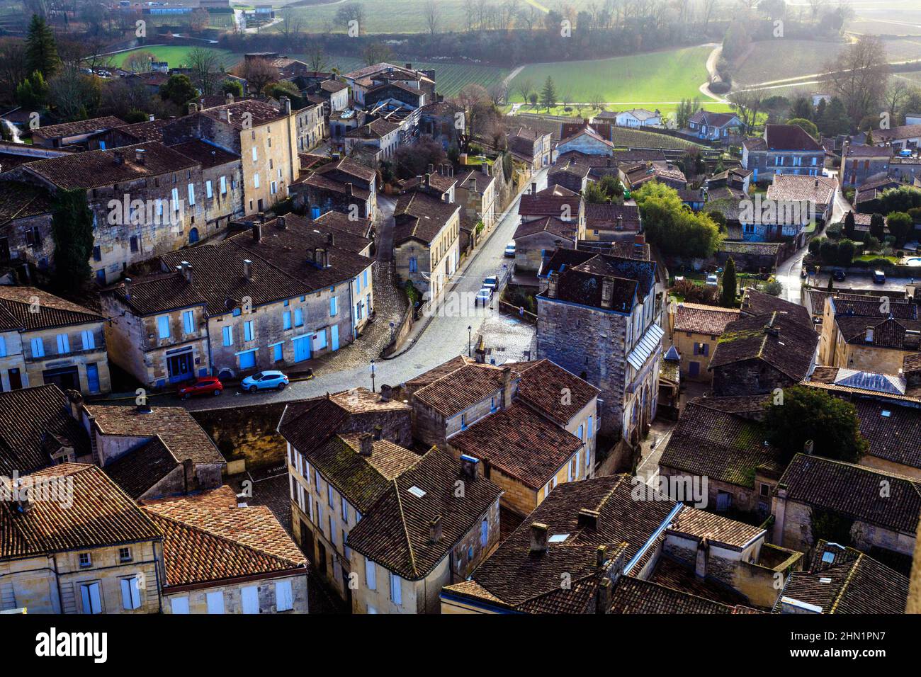 Saint Emilion is a medieval city in southwestern France, surrounded by ...
