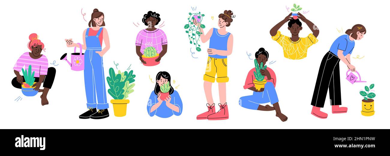 Caring for people at home Cut Out Stock Images & Pictures - Alamy