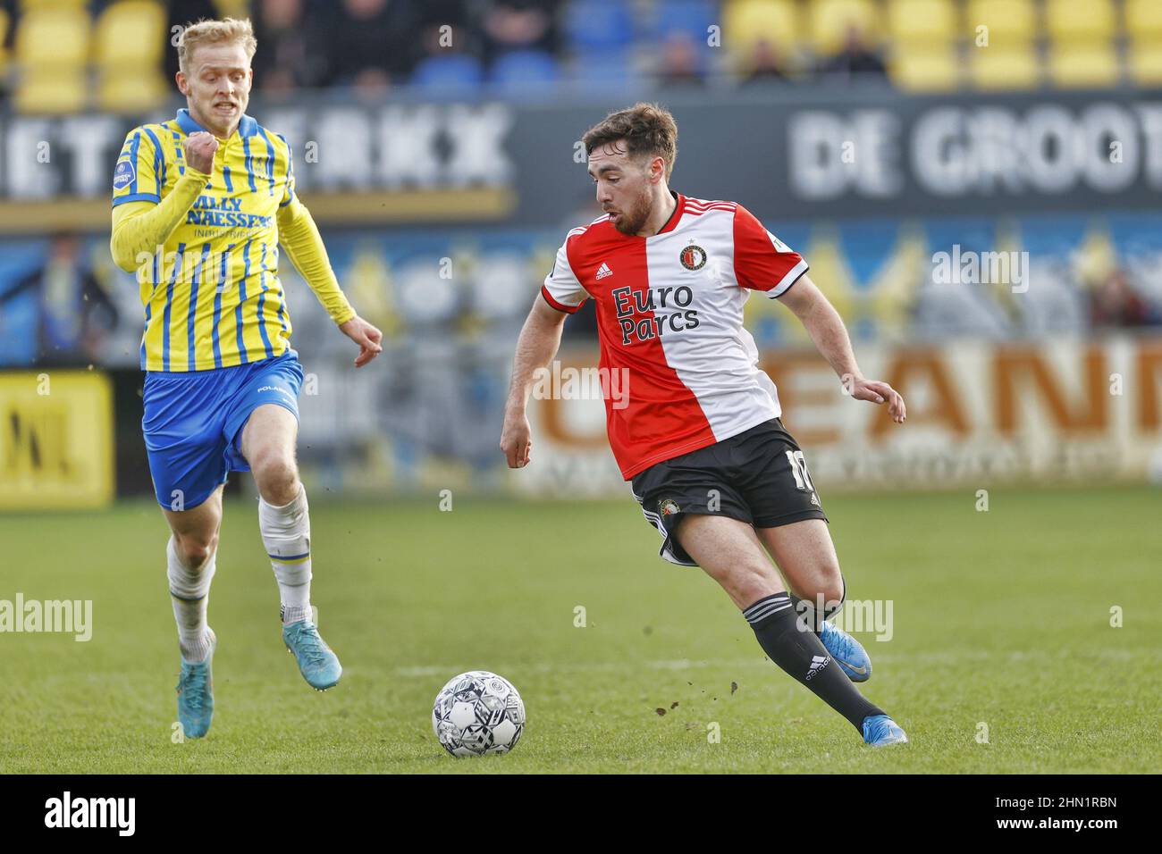 WAALWIJK, Mandemakers Stadium , 13-02-2022 , season 2021 / 2022 , Dutch Eredivisie. RKC Waalwijk ...