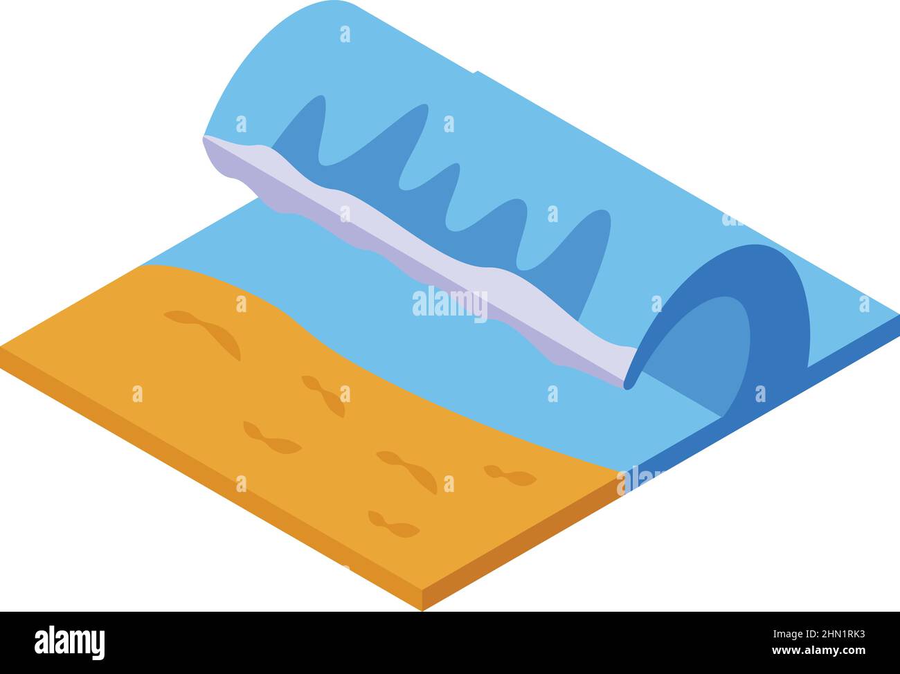 Ocean wave icon isometric vector. Sea surf. Water storm Stock Vector ...